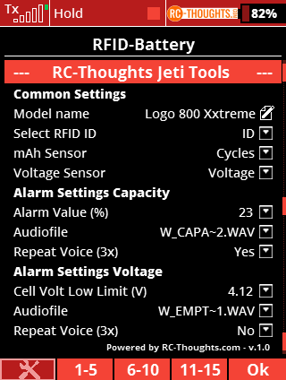 GitHub - RC-Thoughts/LUA_RFID-Battery: Swiss Army-knife for Jeti Battery-management
